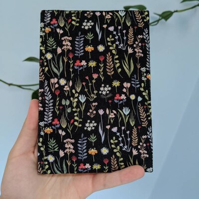 2 Colors Wildflowers Notebook Flowers Journal Handmade - Etsy