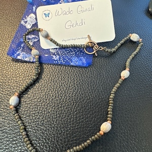 Cherokee Blue Clan Corn Bead Necklace - Etsy