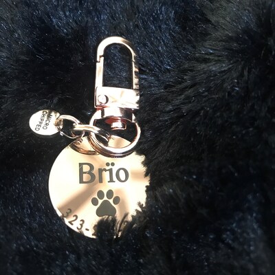 Microchip Dog Tag, Custom Dog Tag, Microchipped, Pet Tag, Dog ID Tag ...