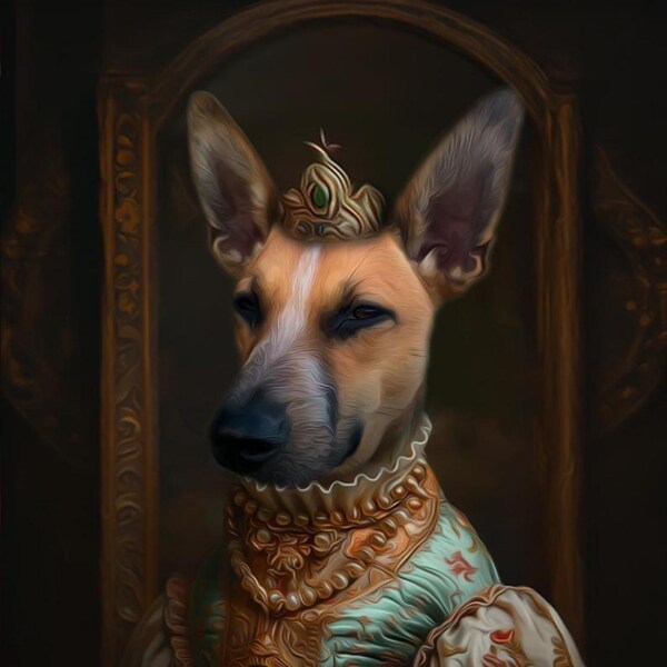 Princess Pet Portraits, Lady and Gentleman Portraits, Royal Pet ...