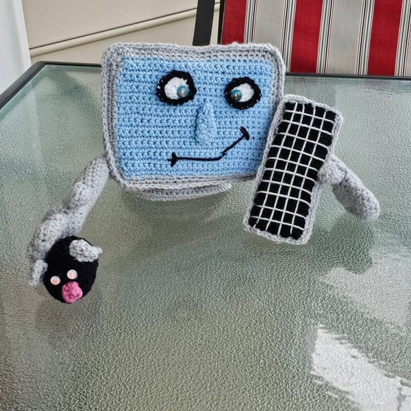 Crochet PATTERN Computer - Amigurumi Computer - Crocheted Miniature Pc ...
