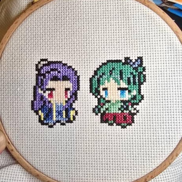 Flame Hashira Encouragement Cross Stitch Pattern - Etsy