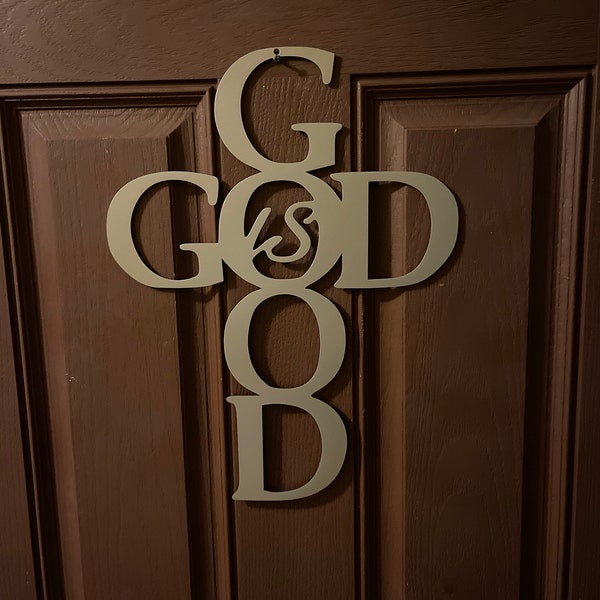 God is Good Metal Sign, Metal Wall Art, Metal Signs, Home Decor ...