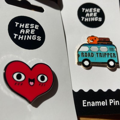 Road Tripper Enamel Pin - Etsy