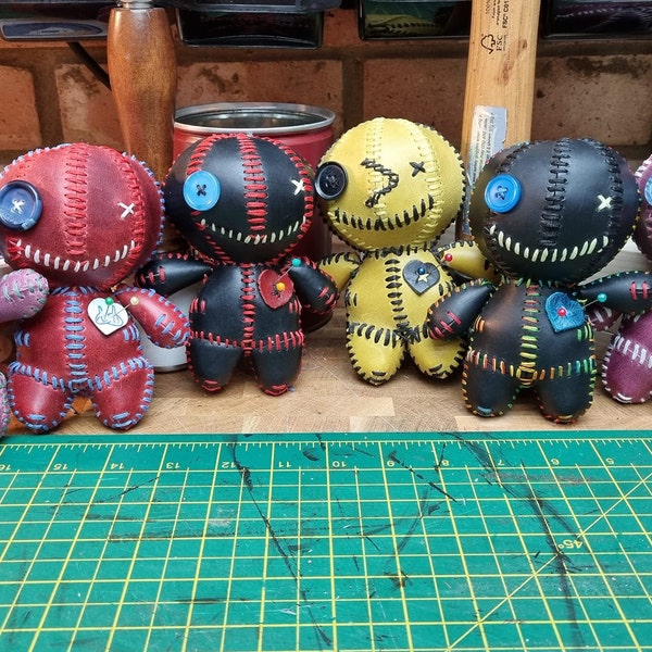 PDF Pattern Leather Dolls 3 Pack - Etsy