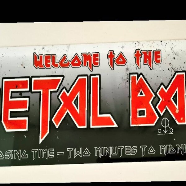 Welcome to the SKA BAR Metal Sign Horizontal Vintage Worn Rusty Look ...