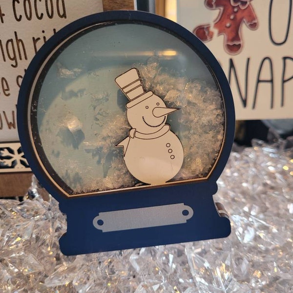 BUNDLE // Winter Themed Tier Tray Decor // Snow Themed Tiered Tray ...