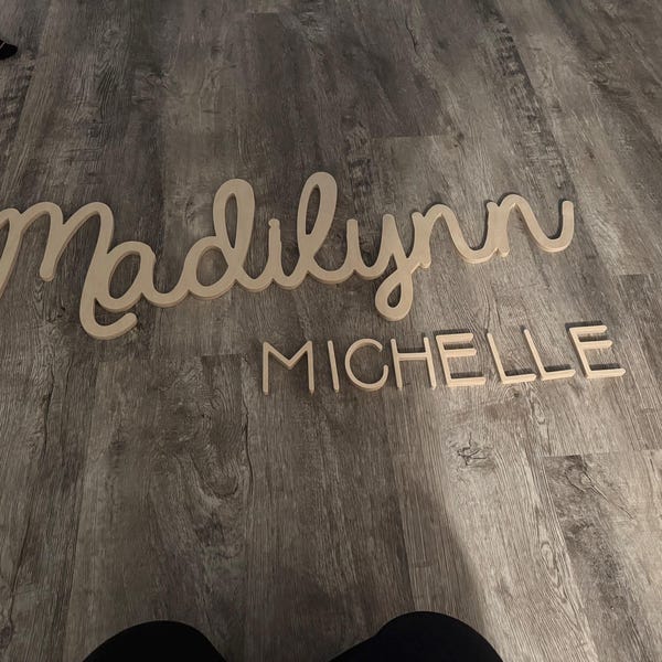Custom Wood Baby Name Sign | Letter Wall Art | Kids Room Art | Wall Art ...