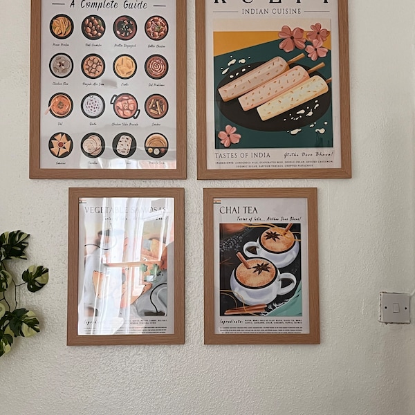 Kulfi Indian Food Poster, Kitchen Art Print - Etsy