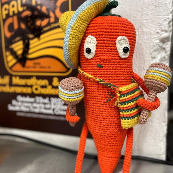 CHILI PEPPER Crochet Pattern PDF. Amigurumi Hot Pepper Pattern. Crochet ...