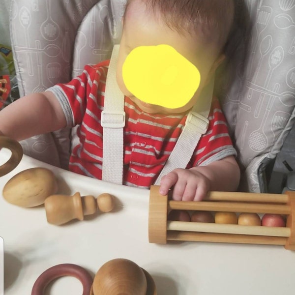 Wooden Bowling Pin Stacker (small) - Essential Montessori Learning Game ...