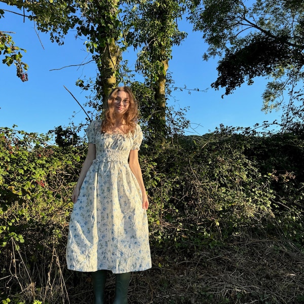 Elastic Waist Milkmaid Dress - Daisy Frock PDF Sewing Pattern - Etsy