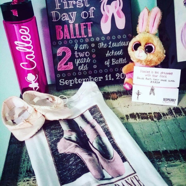 First Day Ballet Chalkboard Sign - Printable 8x10 First Day of Ballet ...