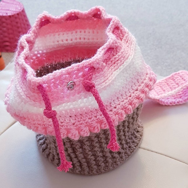 Crochet Pattern, Crochet Cuppy Cake Backpack PATTERN Only, Crochet ...