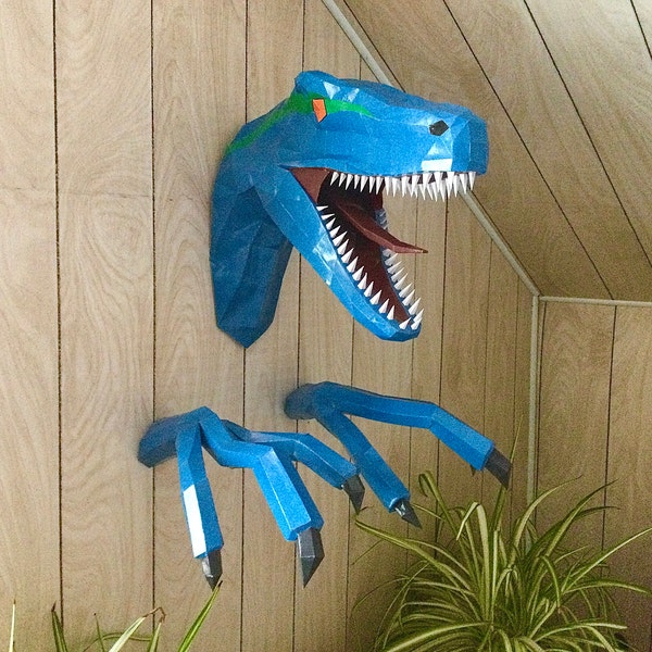 Banshee Papercraft AVATAR, 3D velociraptor, Papercraft Kit, Dinosaur ...