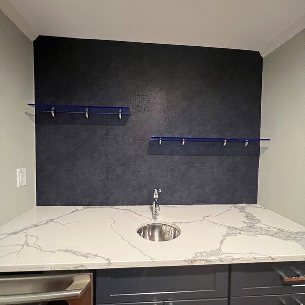 Perspex/acrylic Coloured Shelves - Smoked Dark Grey for Interiors - Etsy