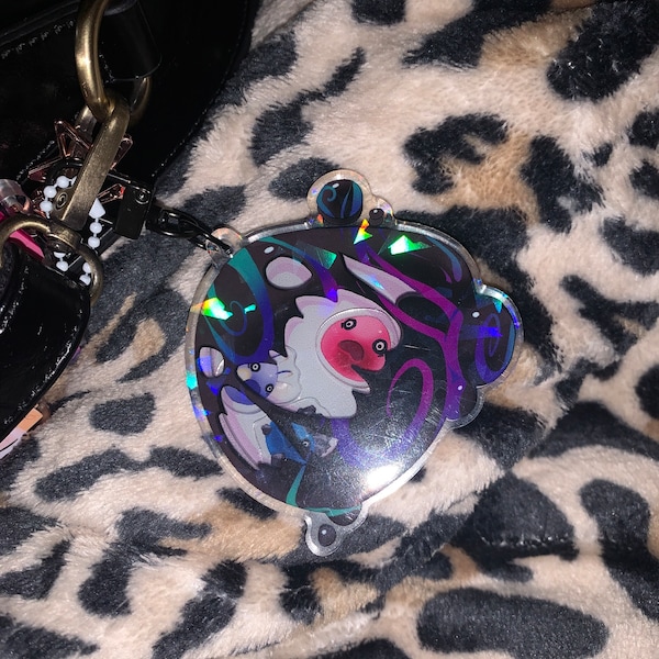 Slime Holographic Rancher Shaker Charm Keychain - Etsy