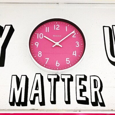 You Matter Clock Vinyl Wall Decal - Etsy
