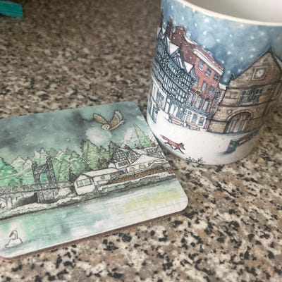 A4 Fine Art Print Shrewsbury Library Signed - Etsy