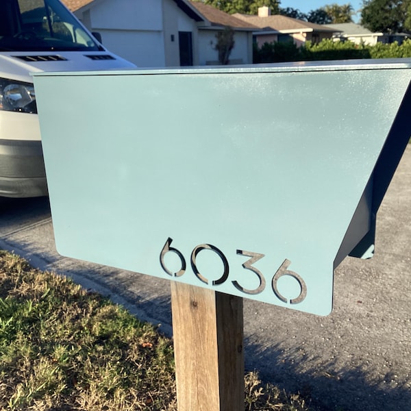 Custom Modern Mailbox - Etsy