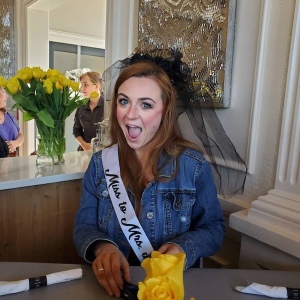 Miss to Mrs With My Witches Set of Bachelorette Party Sashes 2-20 Sash ...