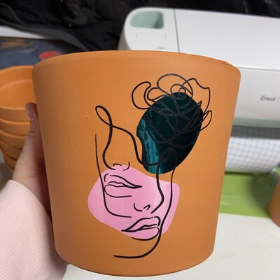 Two Women Face Svg Floral Flowers Single Line Art Svg Two Girls Tattoo ...