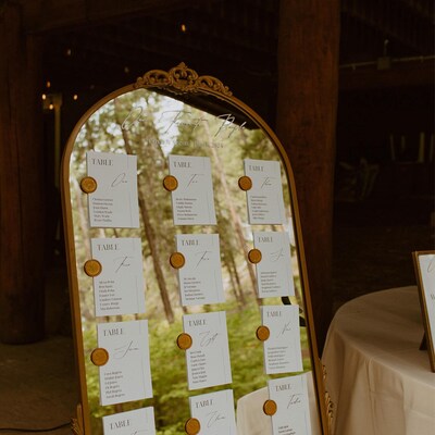 Wedding Bar Sign Customizable Name Mirror, Acrylic Drink Signage ...