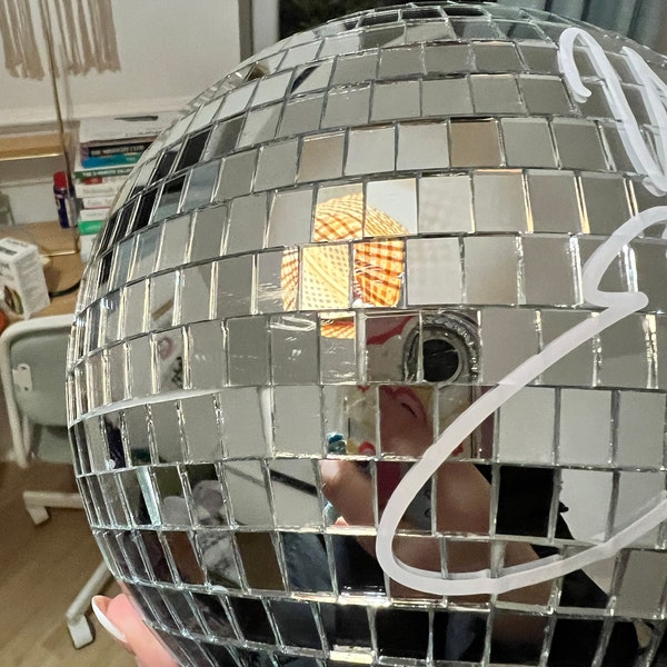 Personalised Disco Ball 20cm - Party & Wedding Decor | Unique Gift ...