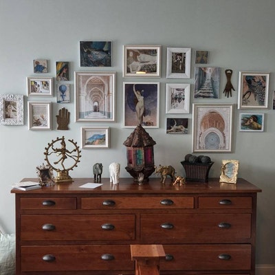 Retro Maximalist Wall Art Set of 6, Colorful Posters, Vibrant Gallery ...