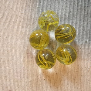 16mm Troll Glass Marble Players 5/8th Pack of 5 | Etsy