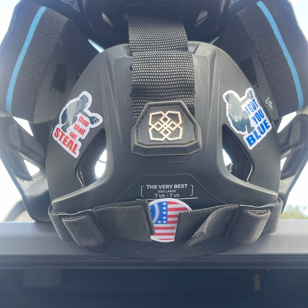 I Got You Blue Sticker, Catcher's Mask, Helmet Sticker, Umpire Sticker ...
