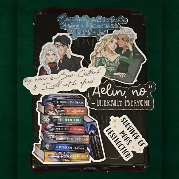 TOG Book Stack Sticker, Throne of Glass Series - Etsy