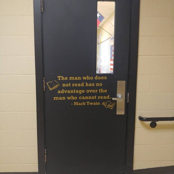 Mark Twain Quotes Wall Decal Library Poster Education Sign Office Study ...