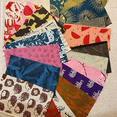 Lokta Paper Sheet Art Deco Black Decorative Paper Collage Junk Journal ...