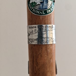 Custom Walking/ Hiking Stick Medallion/ Personalized Hand Stamped ...