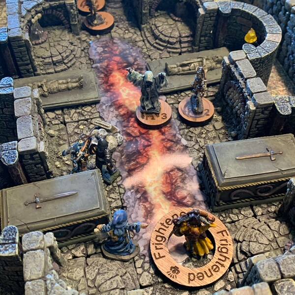 3D Printed Pathfinder Condition Rings: TTG Tokens - Etsy