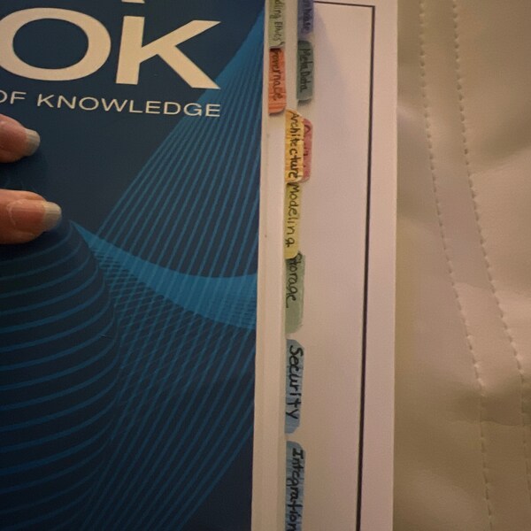 Watercolor Divider Tab Stickers, Planner Stickers, Bullet Journal ...