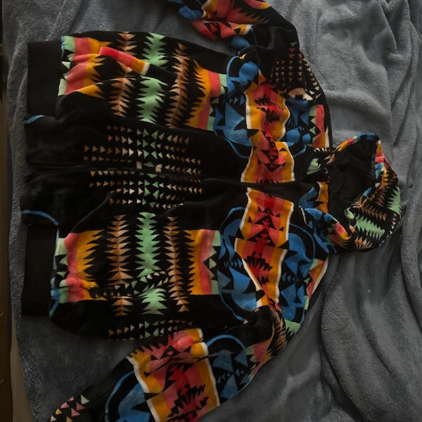 Native American Style Design Super Soft Plush Reversible Full Size ...