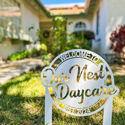 Rectangle Custom Garage Bar Metal Sign Make It Your Own Wording Man ...