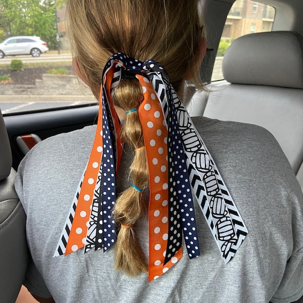 Sports Hair Tie, Ponytail Holder, Hair Streamer, Volleyball Hair Tie ...