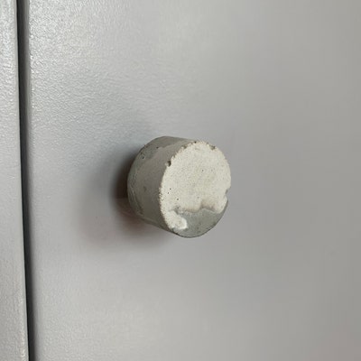 Marble Effect Concrete Cabinet Knob White Concrete Cabinet Knobs Concrete Knobs Knobs Drawer ...
