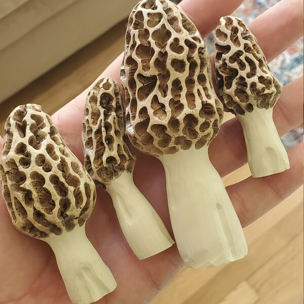 Handmade Morel Mushrooms for Landscape & Garden. Real Looking Morels ...