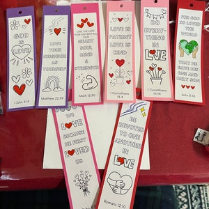 Valentines Bible Verse Cards for Kids, Classmates DIY Christian ...