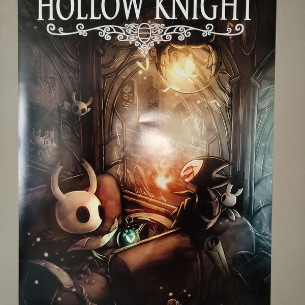 Hollow Knight Map Poster, Game Art Wall Decor, Hollownest World Map - Etsy