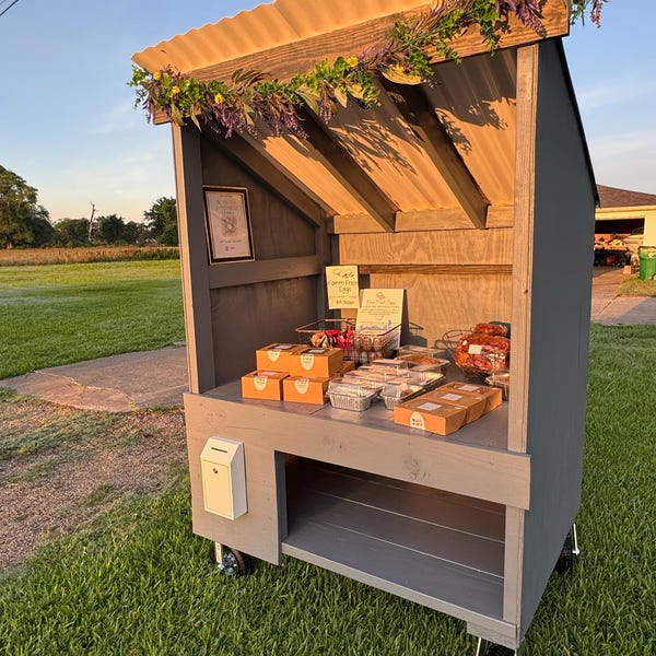 DIY Farmstand Plans Guide Tutorial PDF | Driveway Roadside Veggie ...