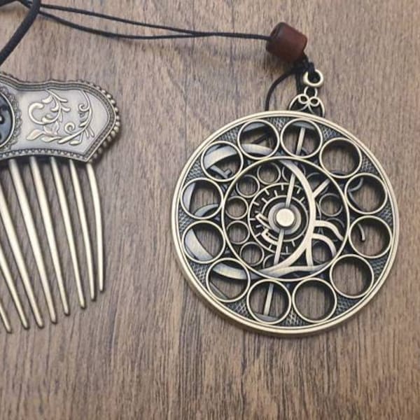 Bloodborne Old Hunter Astral Clock Celestial Dial Necklace and Small ...
