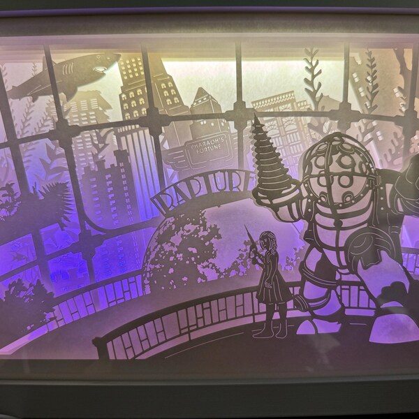 Fallout Light Box | Gaming Room Decor | Gaming Night Light - Etsy