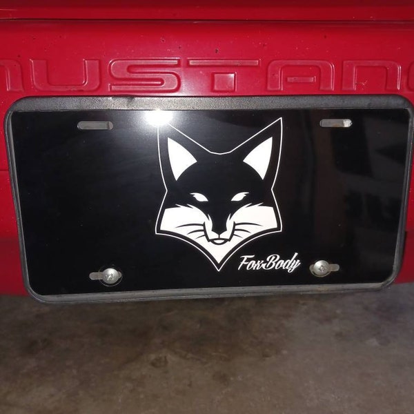 Venom Eyes License Plate - Evil Villain - Aluminum Black and White ...