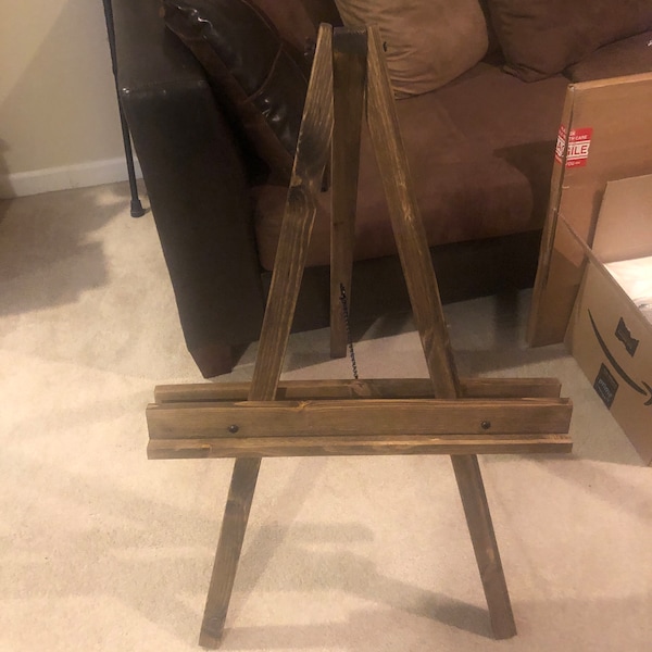 Wooden Easel - Wedding Sign Stand - Floor Easel for Welcome Sign ...