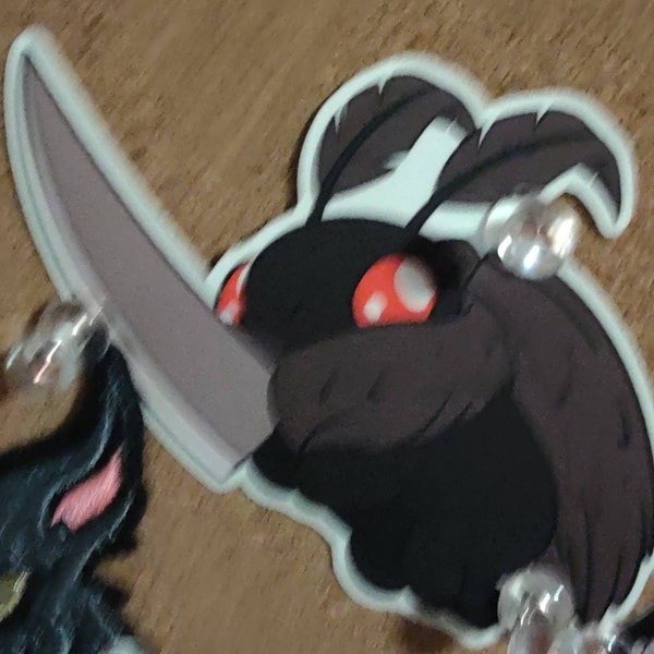 Cute Cryptid Boba Mothman Button Mothman Live Laugh Lurk - Etsy